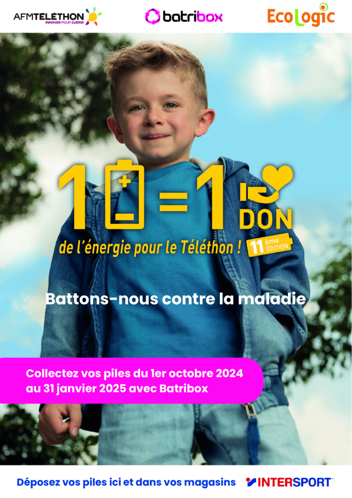 L'opération 1 pile - 1 don pour le Téléthon relancée cette année à la ...